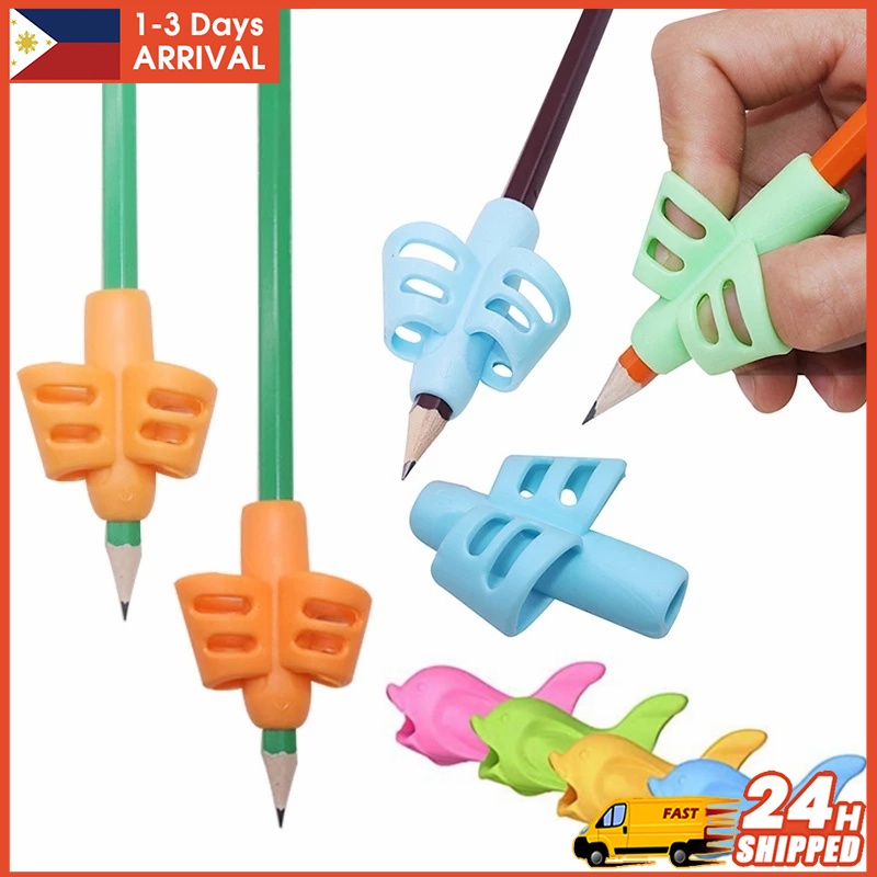 Soft Silica Pencil Grasp Finger Gel Pen Grip Children Writing Training ...