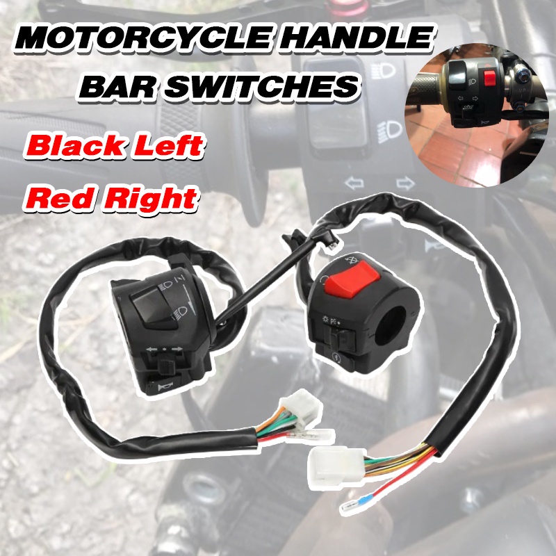Universal Motorcycle Handlebar Switch Controller Headlight Power ...