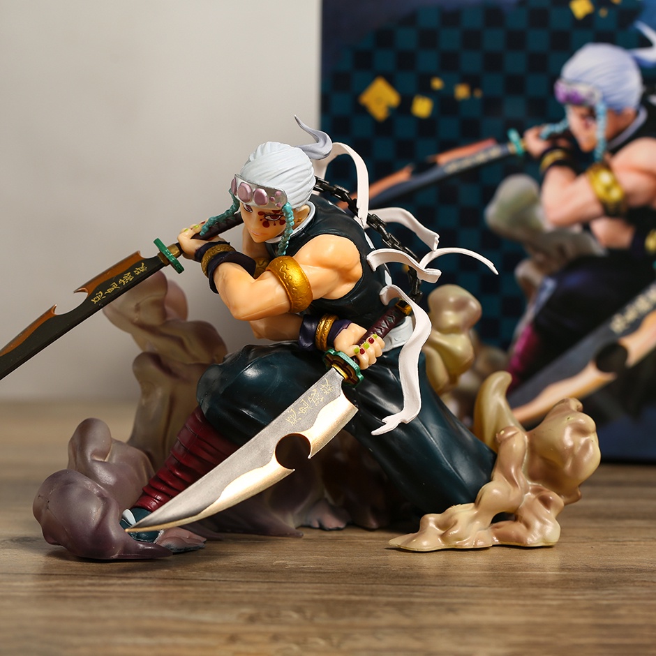Figurine 12cm Demon Slayer Uzui Tengen Figure Model Toy Brinquedos ...