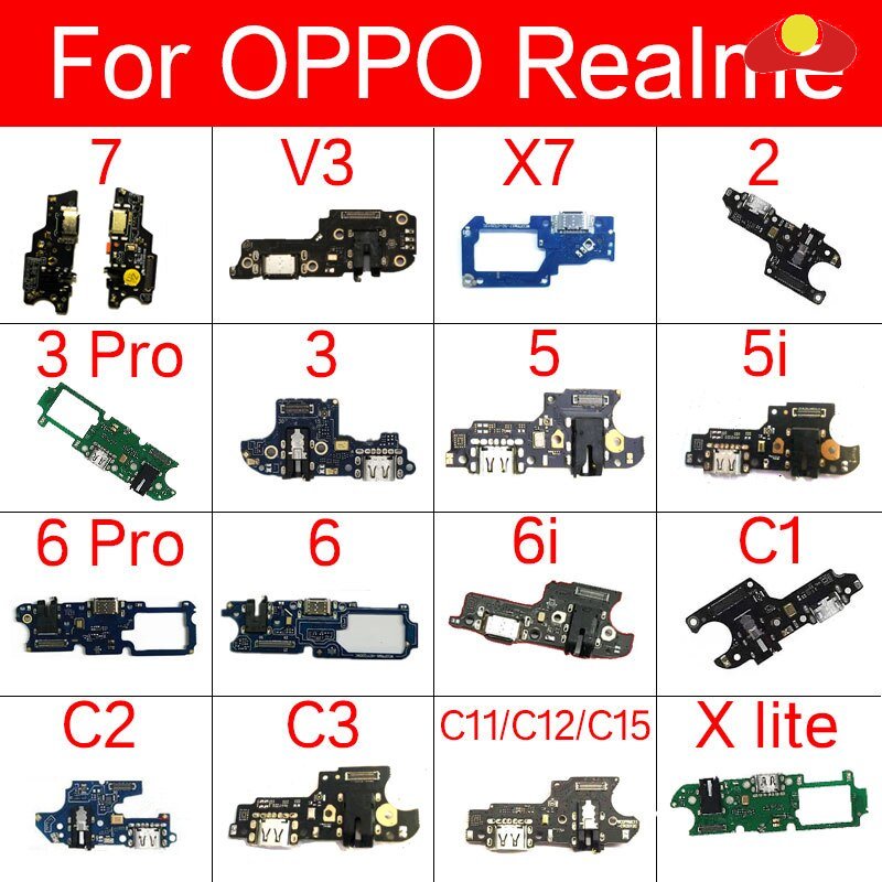 Usb Charger Board For Realme 2 3 5 6 7 X Lite X7 C1 C2 C3 C11 C12 C15 i ...