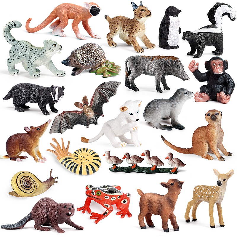 Mimi Wild Animals Simulation Fox Monkey Deer Frog Bat Pig Mouse Action ...