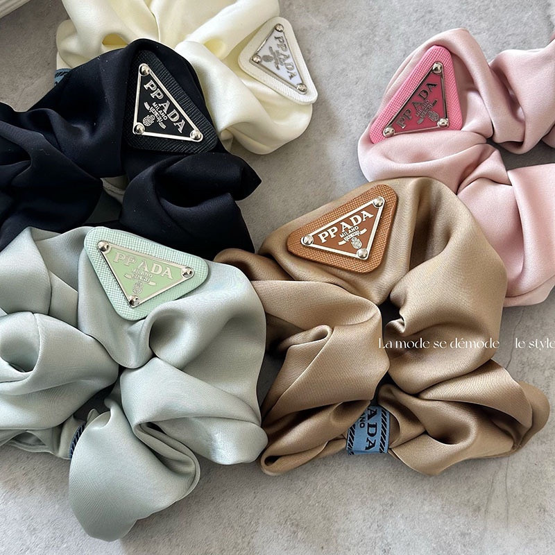 High-End Triangle Intestine Hair Ring Street Wear Rope Rubber Band ...