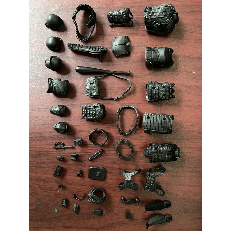 Genuine Bulk Predator 12.5cm Movable Soldier 1: 18 Accessories Black 2 ...