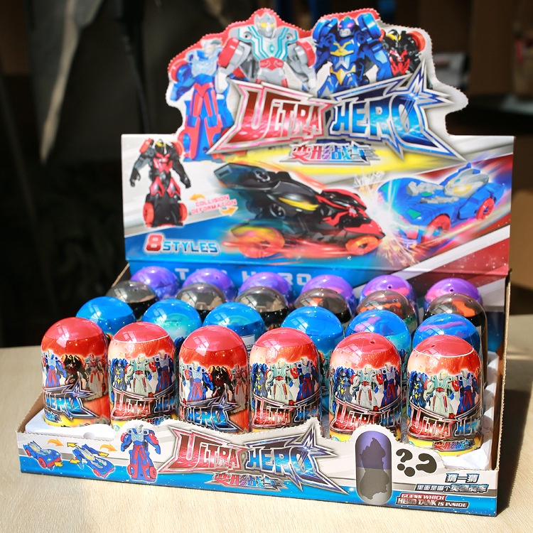 Deformed egg toy deformed Superman egg robot cartoon animation deformed ...