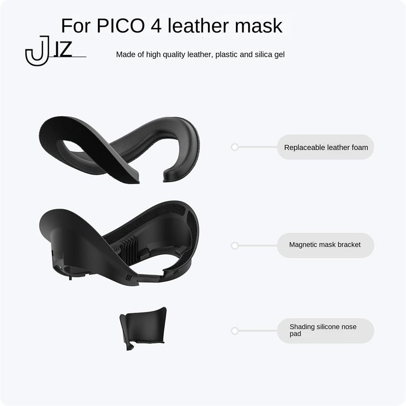 AMVR OOM 1Set Leather Mask for PICO 4 VR Headphone Leather Mask ...
