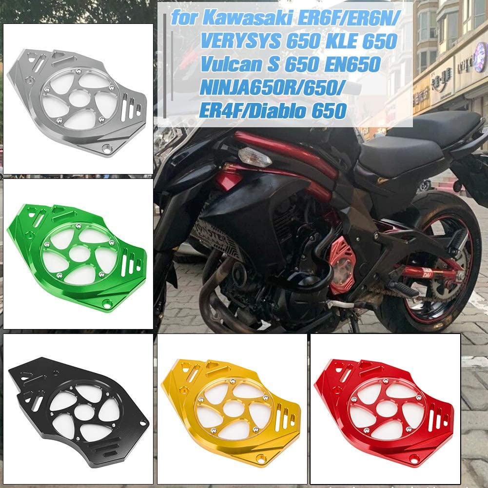 Motorcycle Front Engine Chain Guard Sprocket Cover Protector For ...