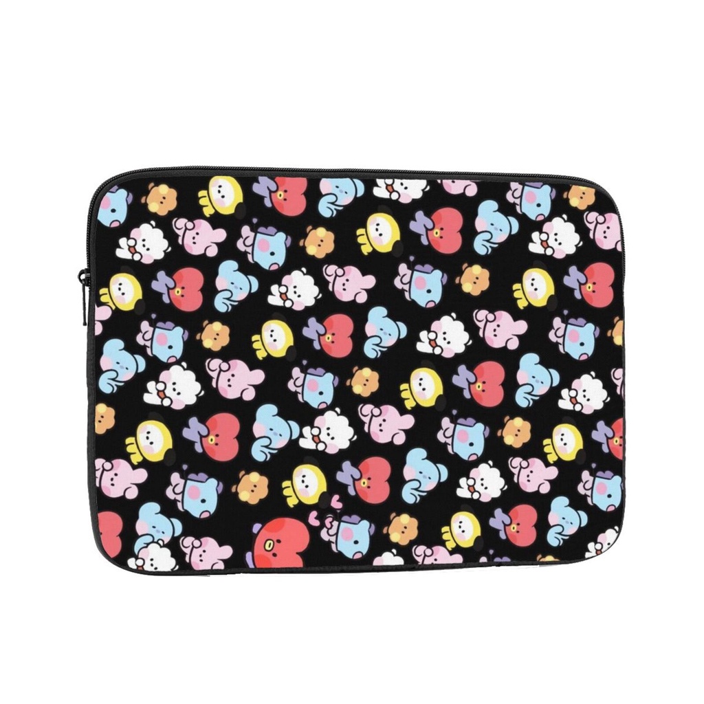 BT21 10-17 inch Laptop Sleeve Bag, Waterproof Shock Resistant Neoprene ...