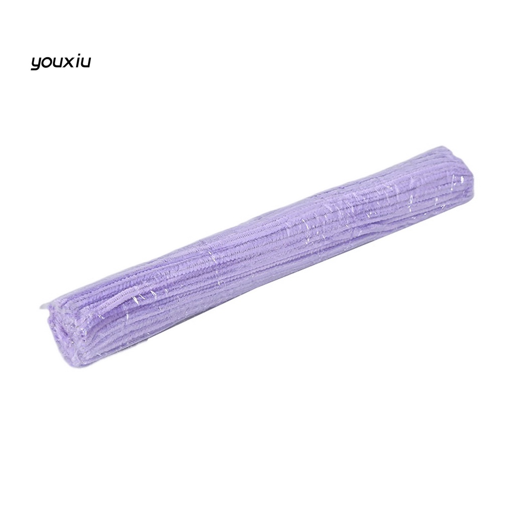 youxiu 100pcs Fuzzy Wire / Chenille Twist Wire for DIY Flower | Shopee ...