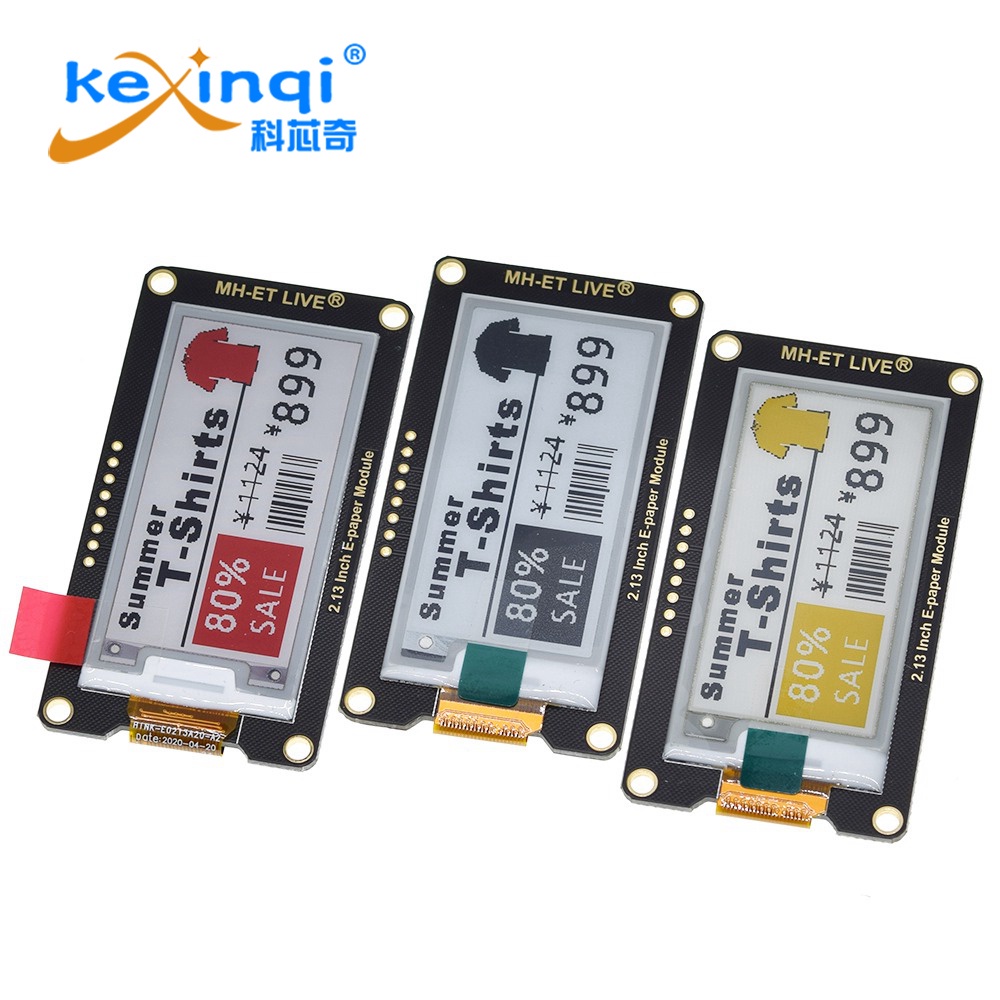 2.13" 2.13 Inch Epaper Module E-paper E-Ink EInk Display Screen SPI ...