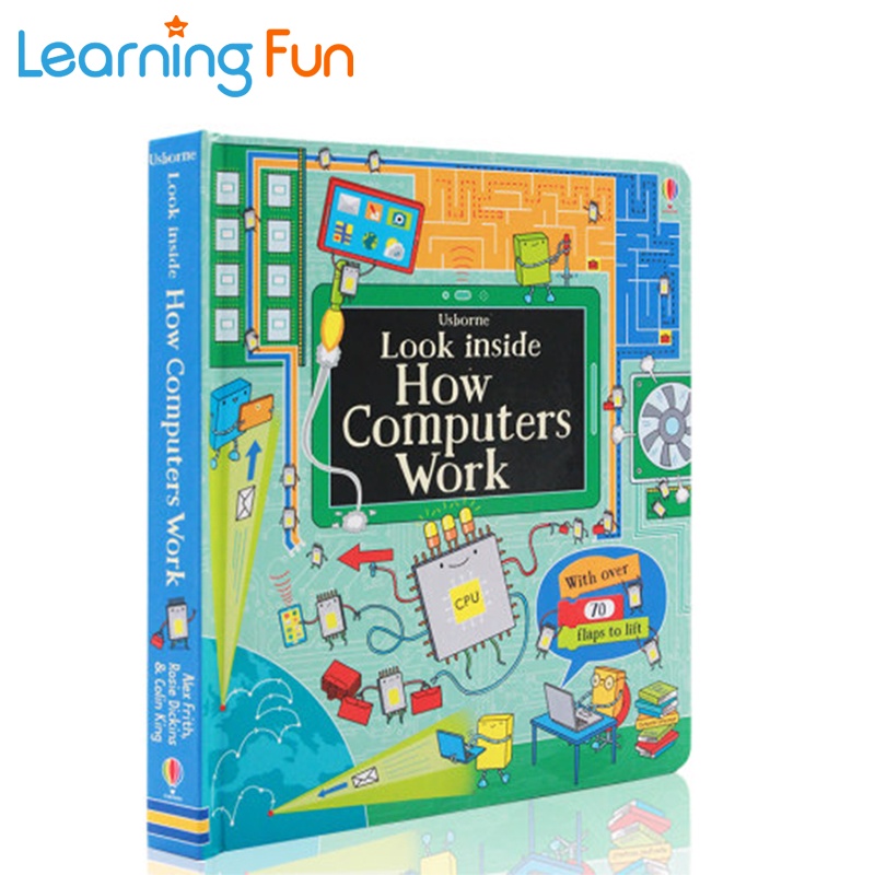Usborne Look Inside How Computers Work 3D Picture Book for Children ...