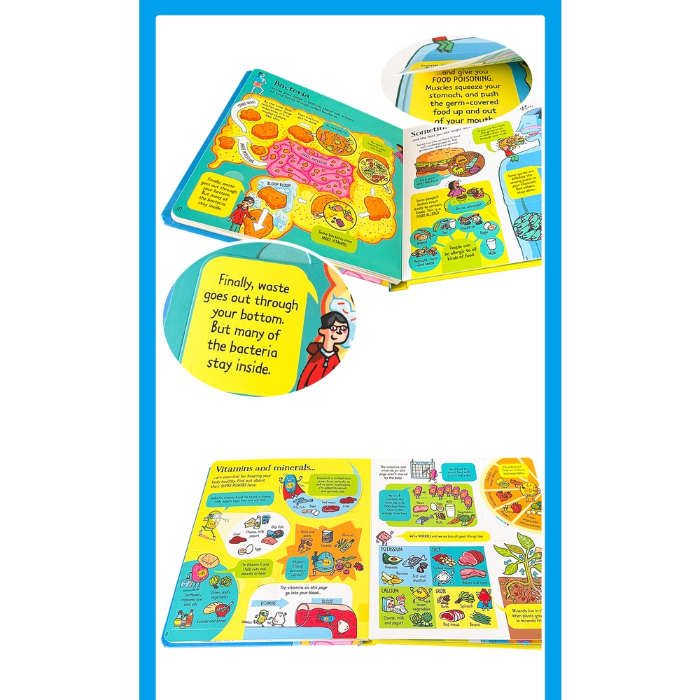 Usborne Look Inside What Happens When You Eat English 3D Flap Picture ...