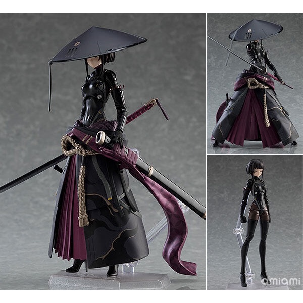 Action Figure Figma #549 FALSLANDER RONIN 15cm Samurai Girl with 3 ...