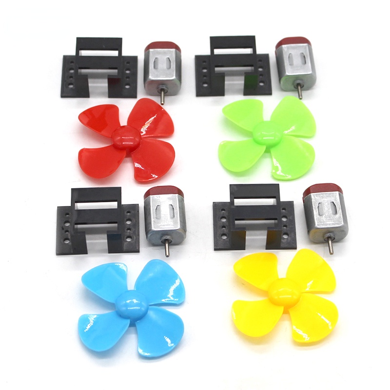 1Set DC Micro 130 Gear Motor with Fan Blade SMAll Propeller 3V for ...