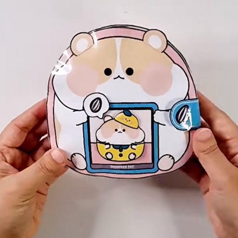 Korean Korean Paper Doll Quiet Book Hamster Paradise DIY Material ...