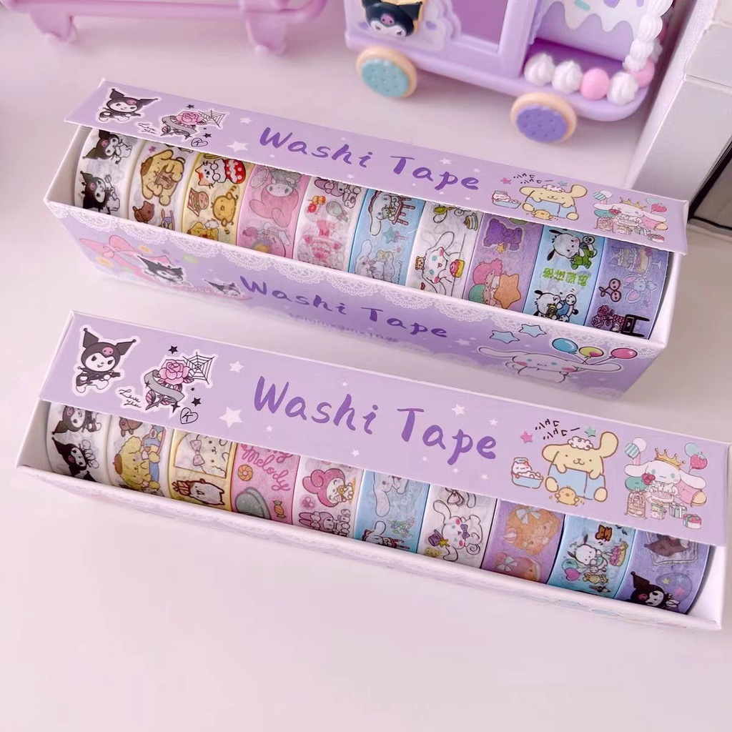 Sanrio Tape Kulomi Pocket Book Melody Small Mochi And Paper Gift Box ...