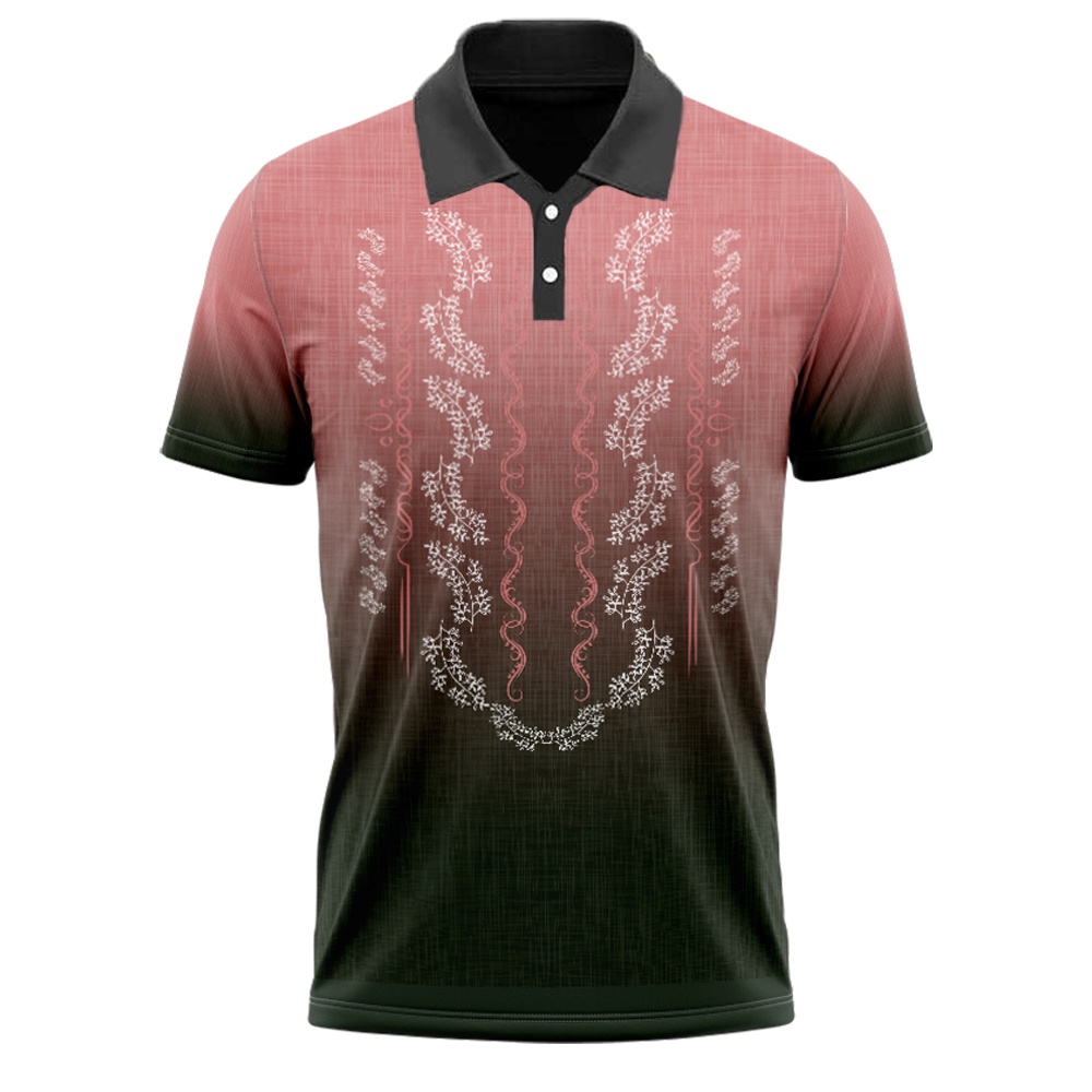 (Fuhui01) Philippine Ethnic/ Tribal Modern Barong Polo Shirt | Shopee ...