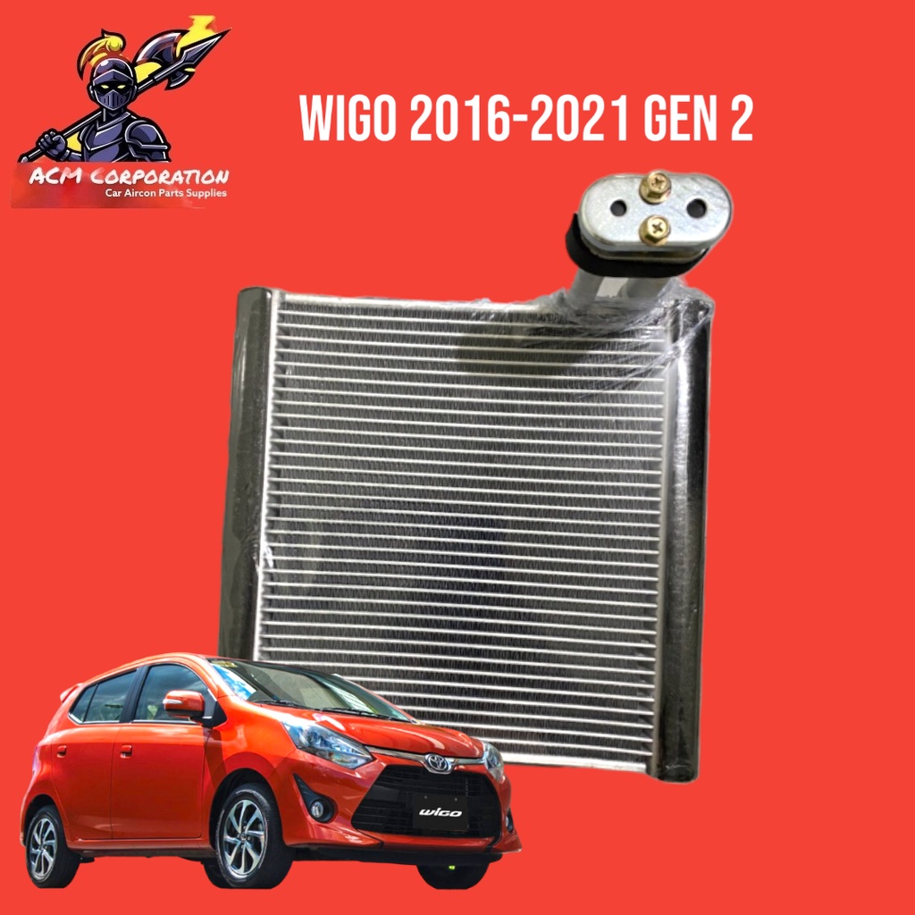 Toyota Wigo 2016-21 Gen 2 Evaporator Coil Laminated Car Aircon acm ...