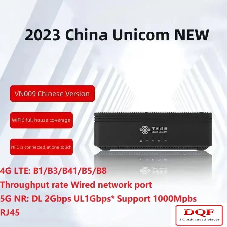 China Unicom 5G CPE VN009 Router WIFI6 Dual Mode NSA/SA 5G 4G SIM router | Shopee Philippines