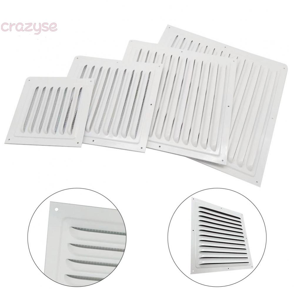 1PCS Metal Louver Vent Grille Cover Square Vent Insect Screen Cover New ...