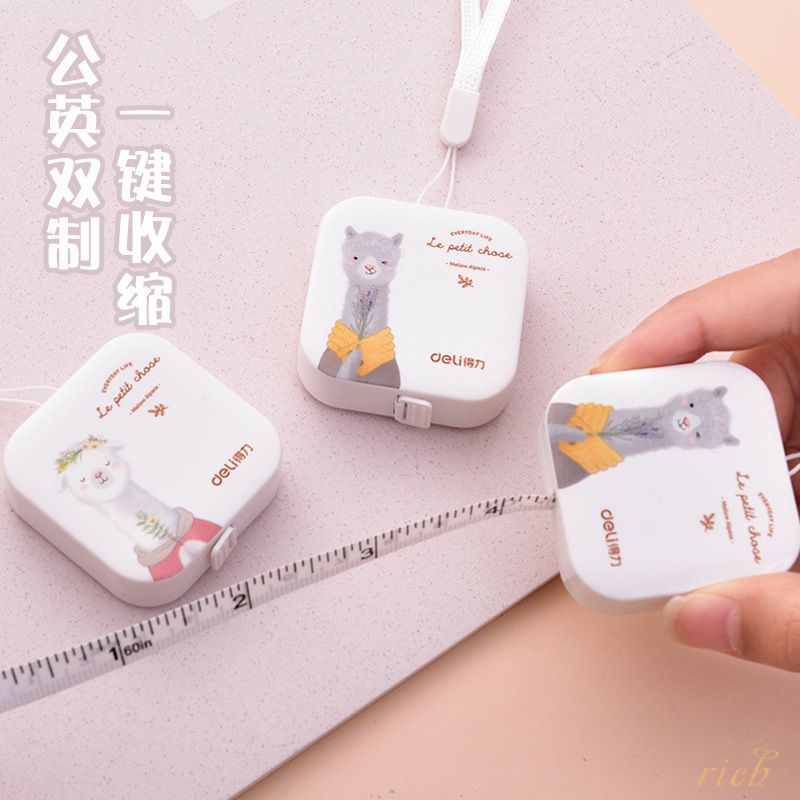 1pc Leather Ruler Cute Cartoon Leather Mini Tape Measure 1.5m Small ...