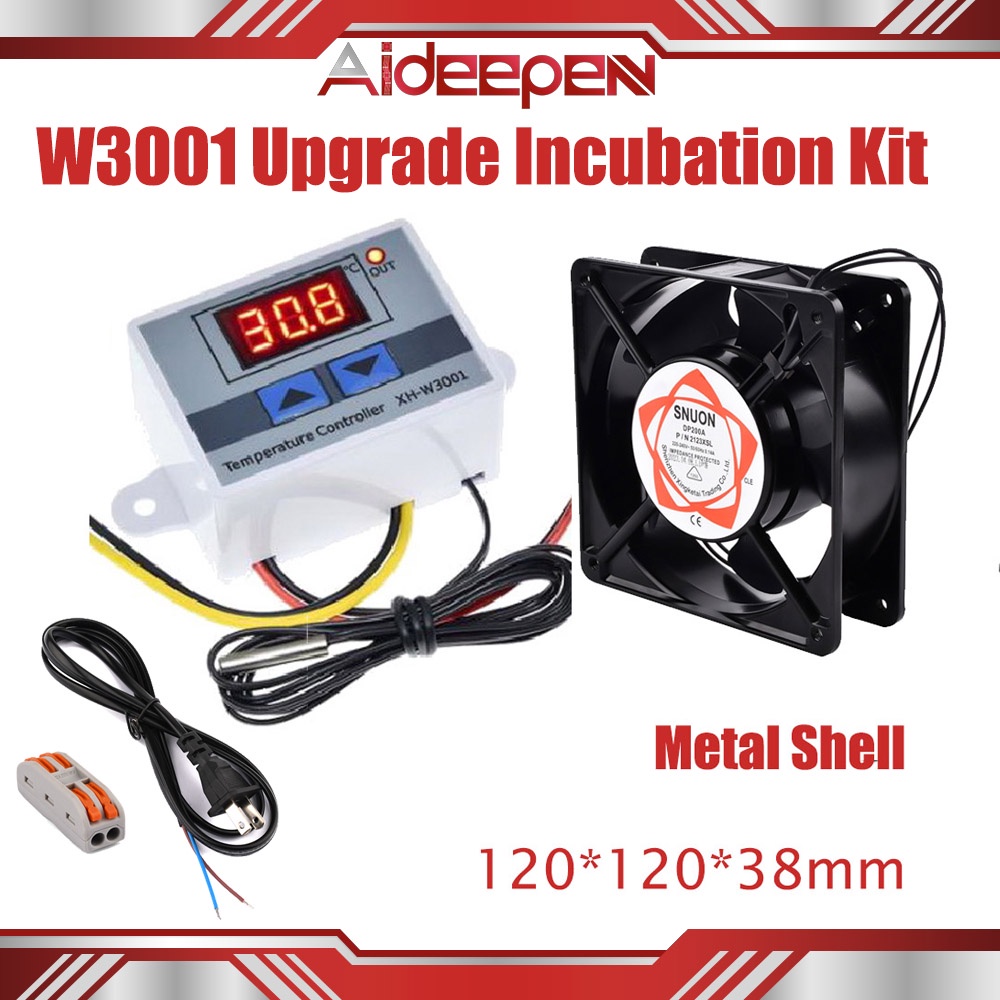 Fan exhaust fan 220V best for egg incubator W3001 temperature ...