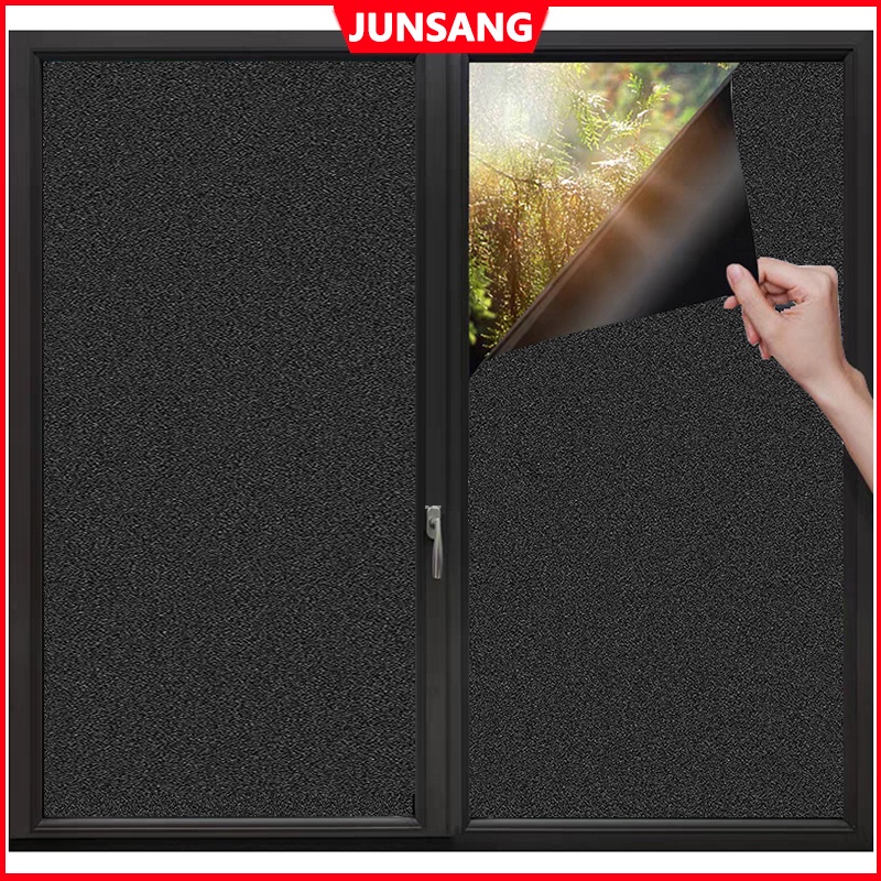 Blackout Window Sticker Film, Privacy Window Film Sticker, Total ...