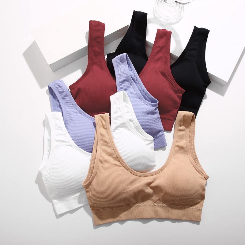 Seamless U-Back Padded Tube Top for Comfortable Bra Flattering Fit ...