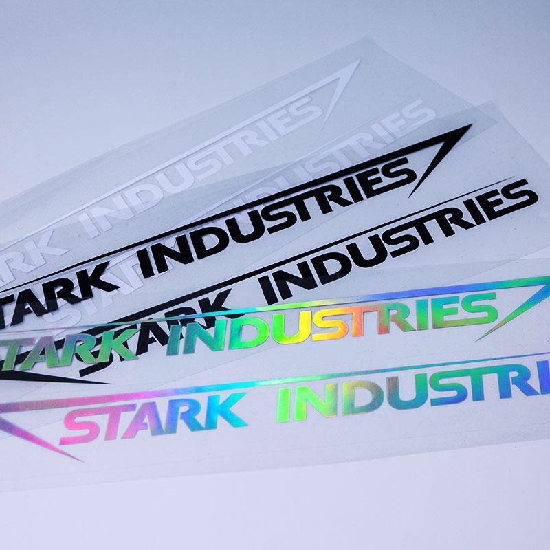 Iron Man Car Sticker Stark lndustries Avengers Stark Industrial Car ...
