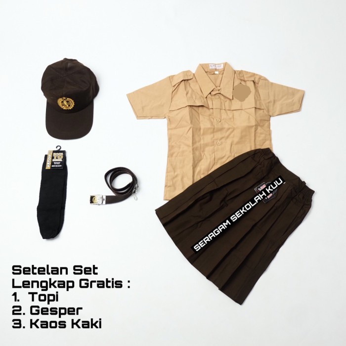 Complete Suit Scout Scout Elementary School Uniform Girls Short - 2nd ...