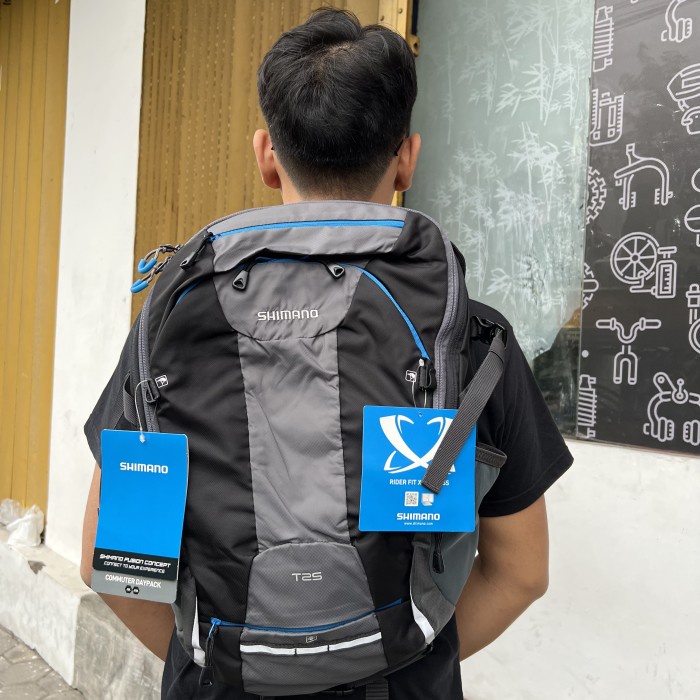 SHIMANO T25 BLACK GREY HYDROPACK WATER BIKE BACKPACK NEW | Shopee ...