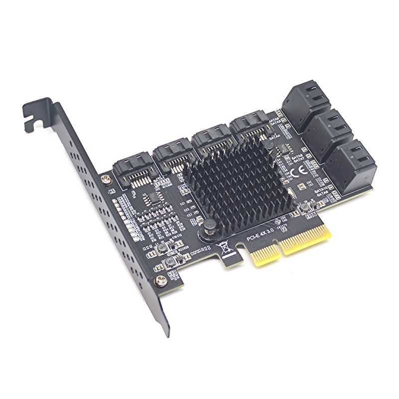 Chi a Mining PCIE SATA Card Adapter 10 port SATA 3.0 to PCI Express 3.0 ...