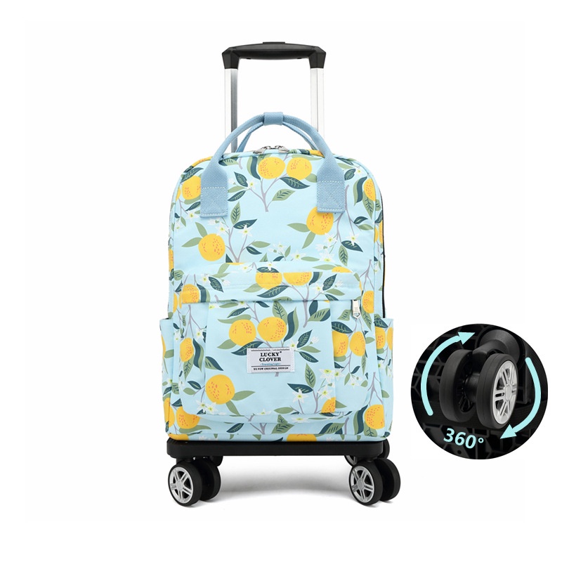 Ultra-Light Waterproof Trolley Backpack Small Duffel Bag Removable ...