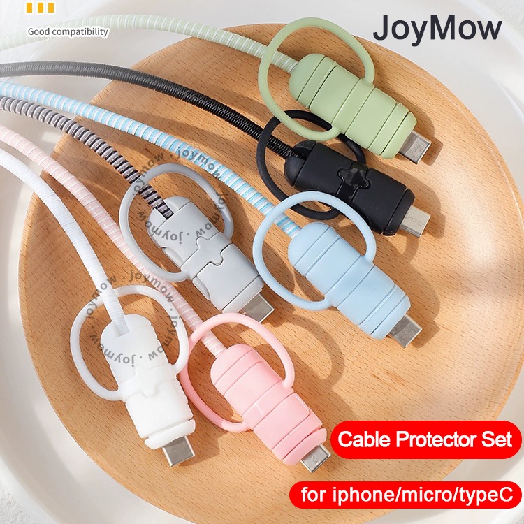 New Upgrade Cable Protector Anti-breaking Cord Protector Charger Protector Data Cable Bite ...