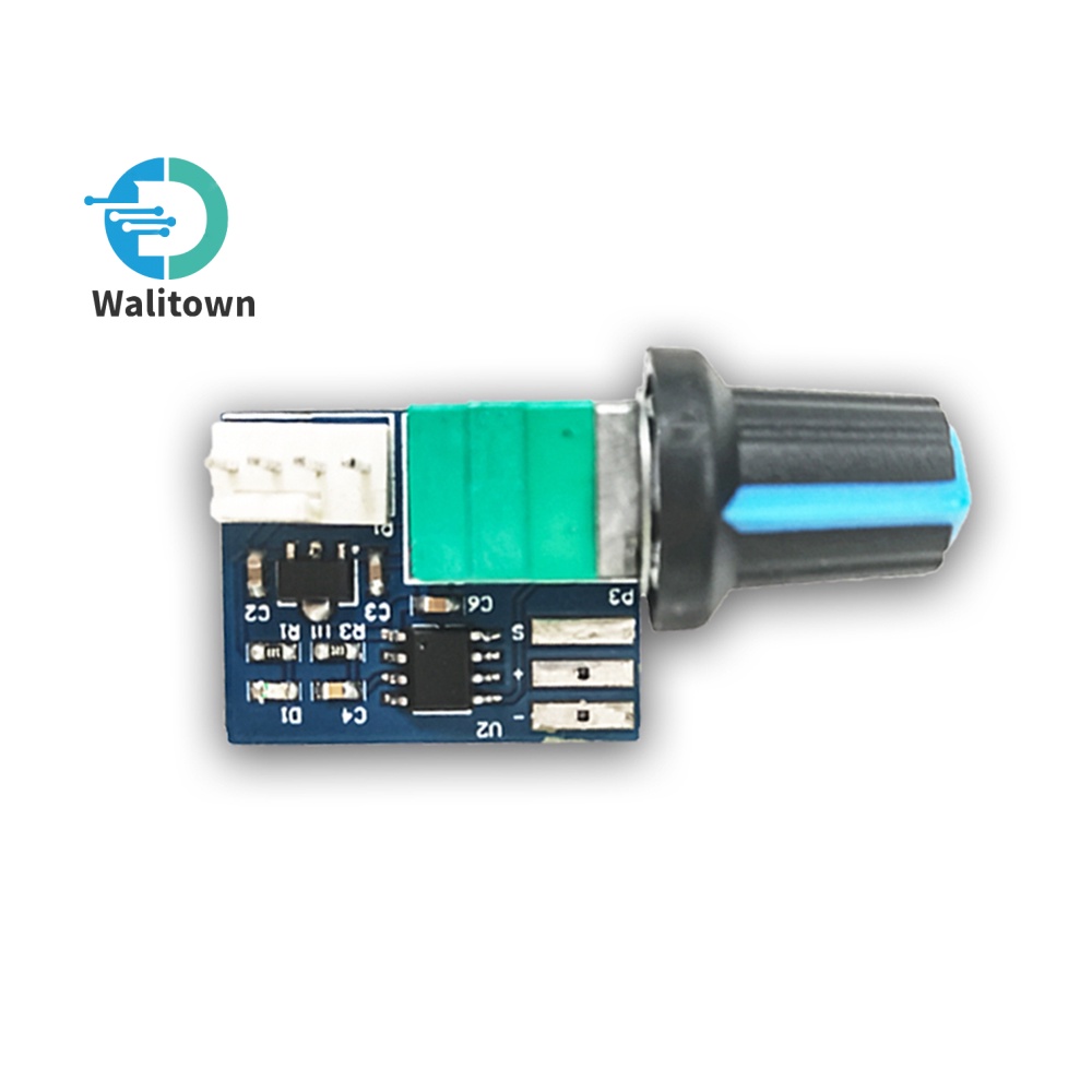 12V Single-channel Fan Speed Controller Pwm Speed Controller 25KHZ with ...
