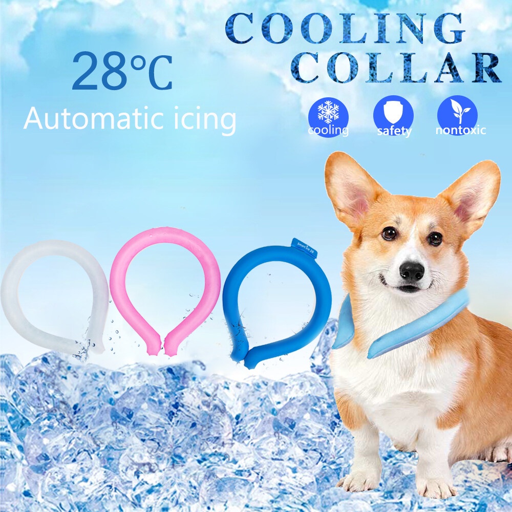 Pet Neck Cooling Tube | Wearable Cooling Neck Wraps for Summer Heat I ...