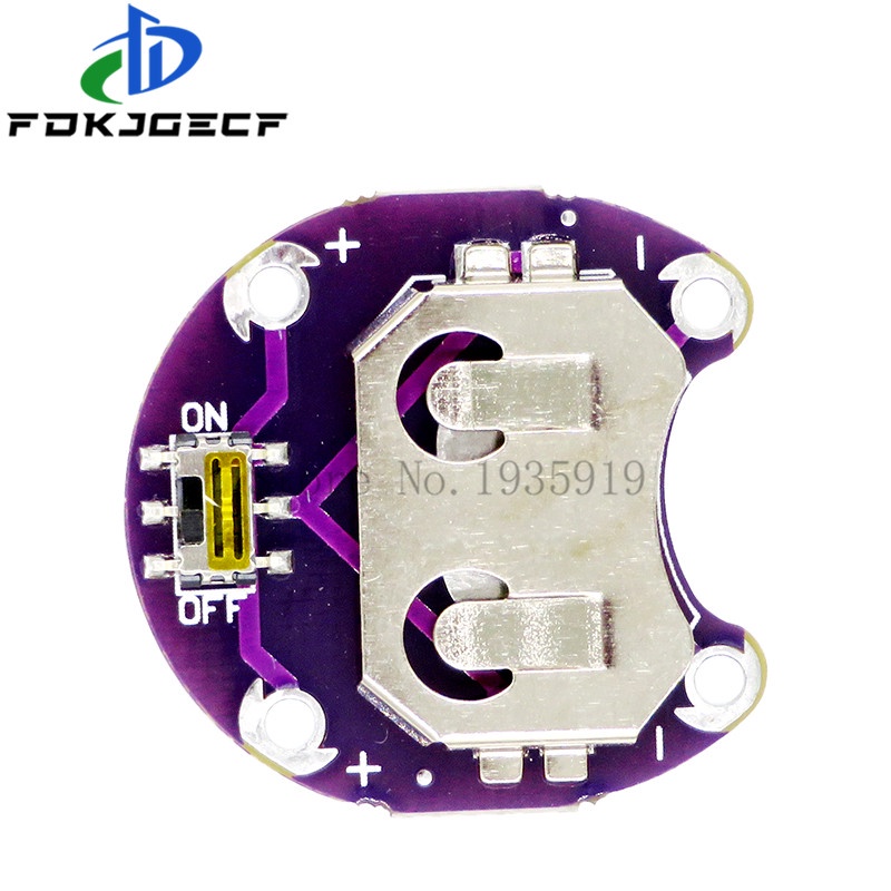 LilyPad Coin Cell Battery Holder CR2032 Battery Mount Module | Shopee ...