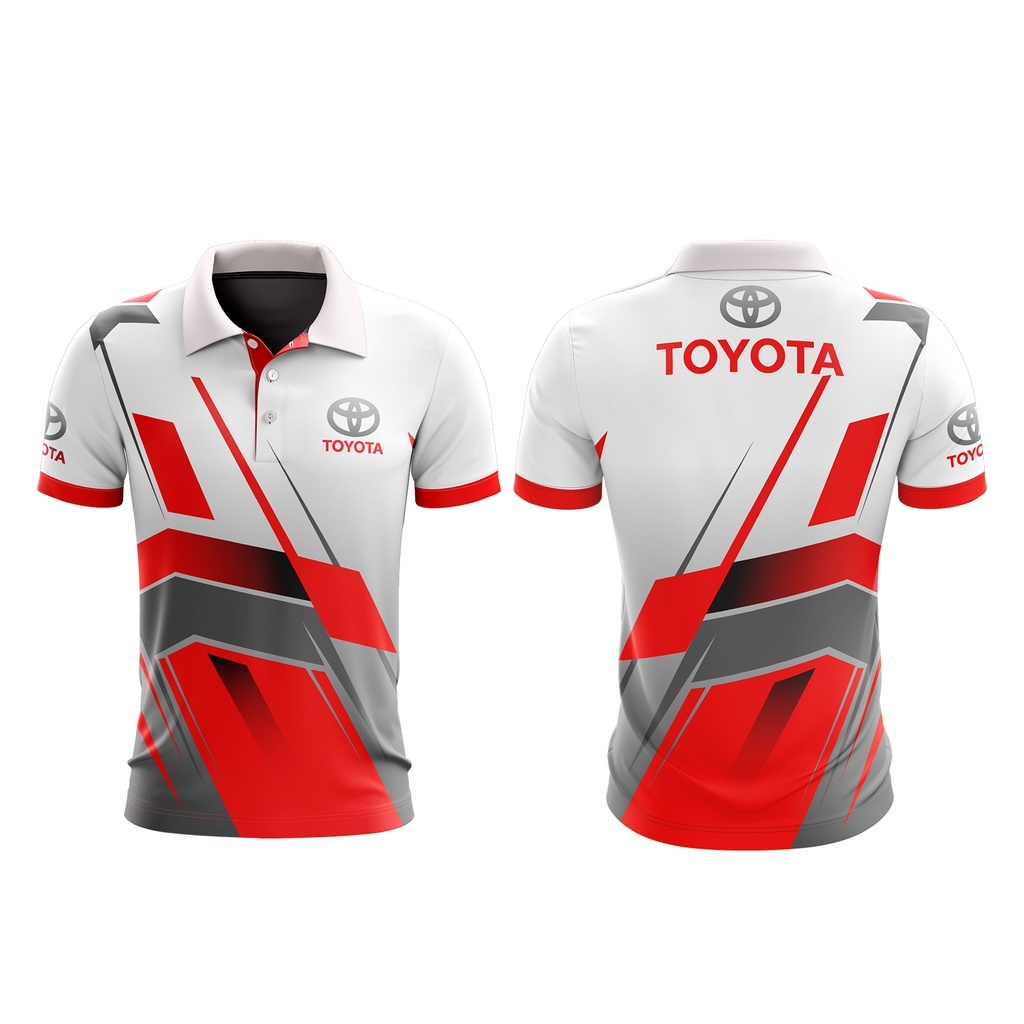 Toyota Polo Shirt for Men Full Sublimation Motoshirt Printed Polo Shirt ...