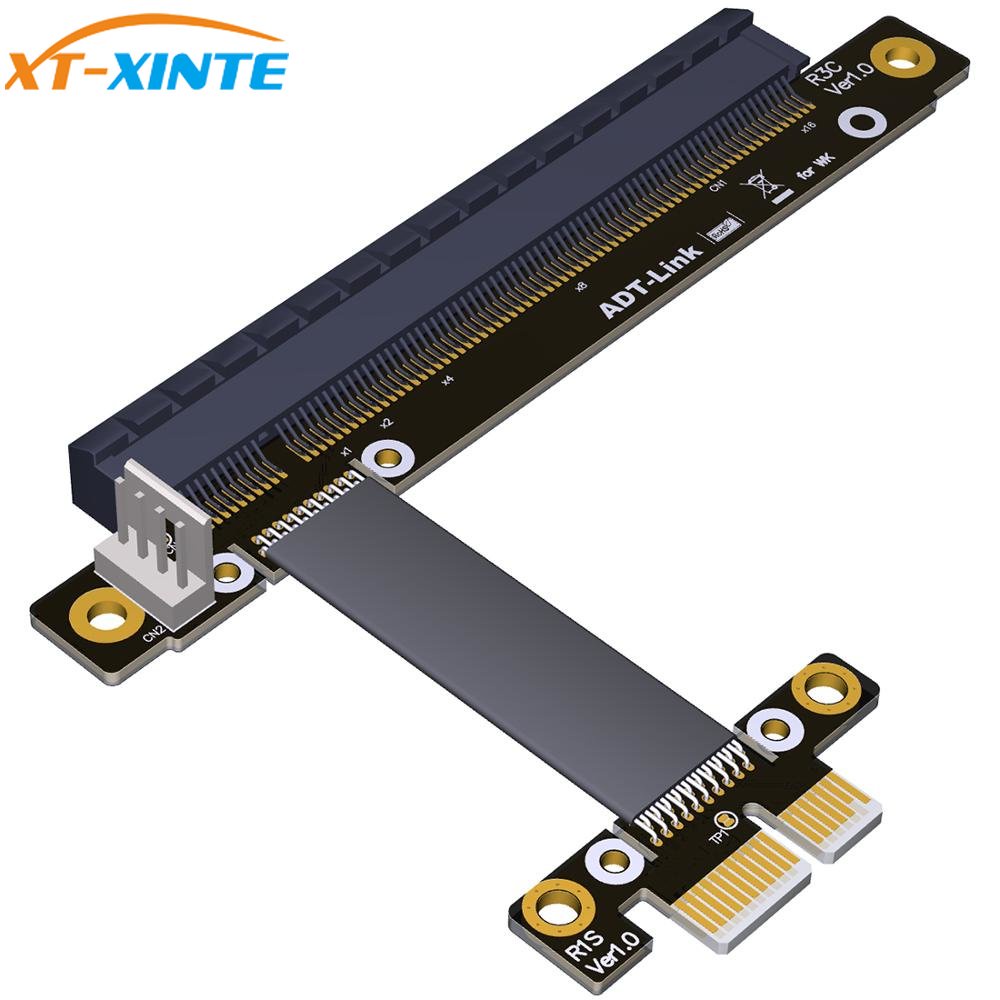Gen3.0 PCIe Riser Card 1x to 16x Adapter No need USB , PCI-E x1 x16 GPU ...