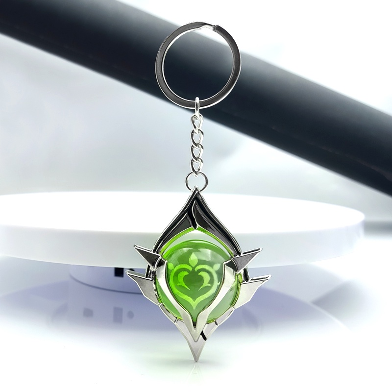 Game Genshin Impact Visions Keychain Sumeru Mondstadt Liyue Inazuma ...