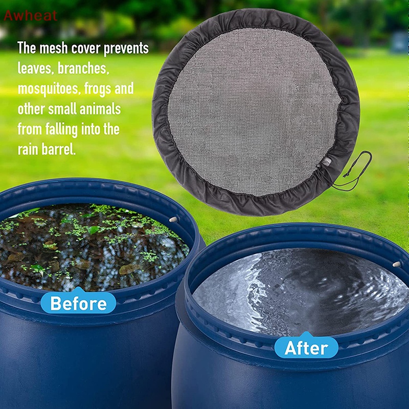 Awheat Mesh Cover Netg For Rain Barrels Water Buckets Water Protection ...