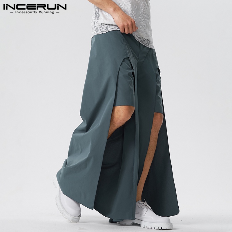 INCERUN Split Layered Ruffle Design Shorts | Shopee Philippines