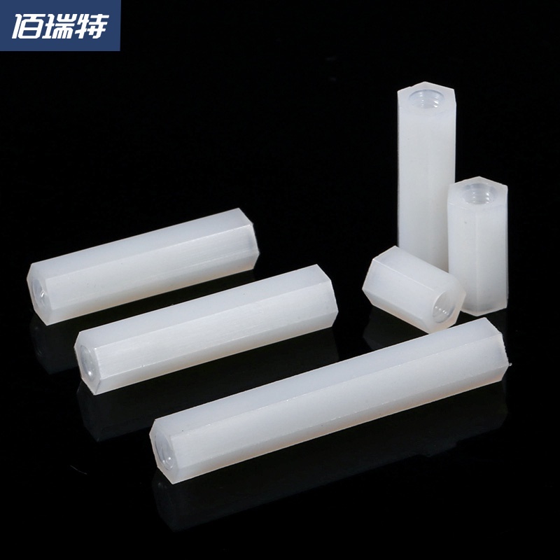 [WDY] Nylon Column Flat Head Hexagonal Double-Pass Stud Isolation ...
