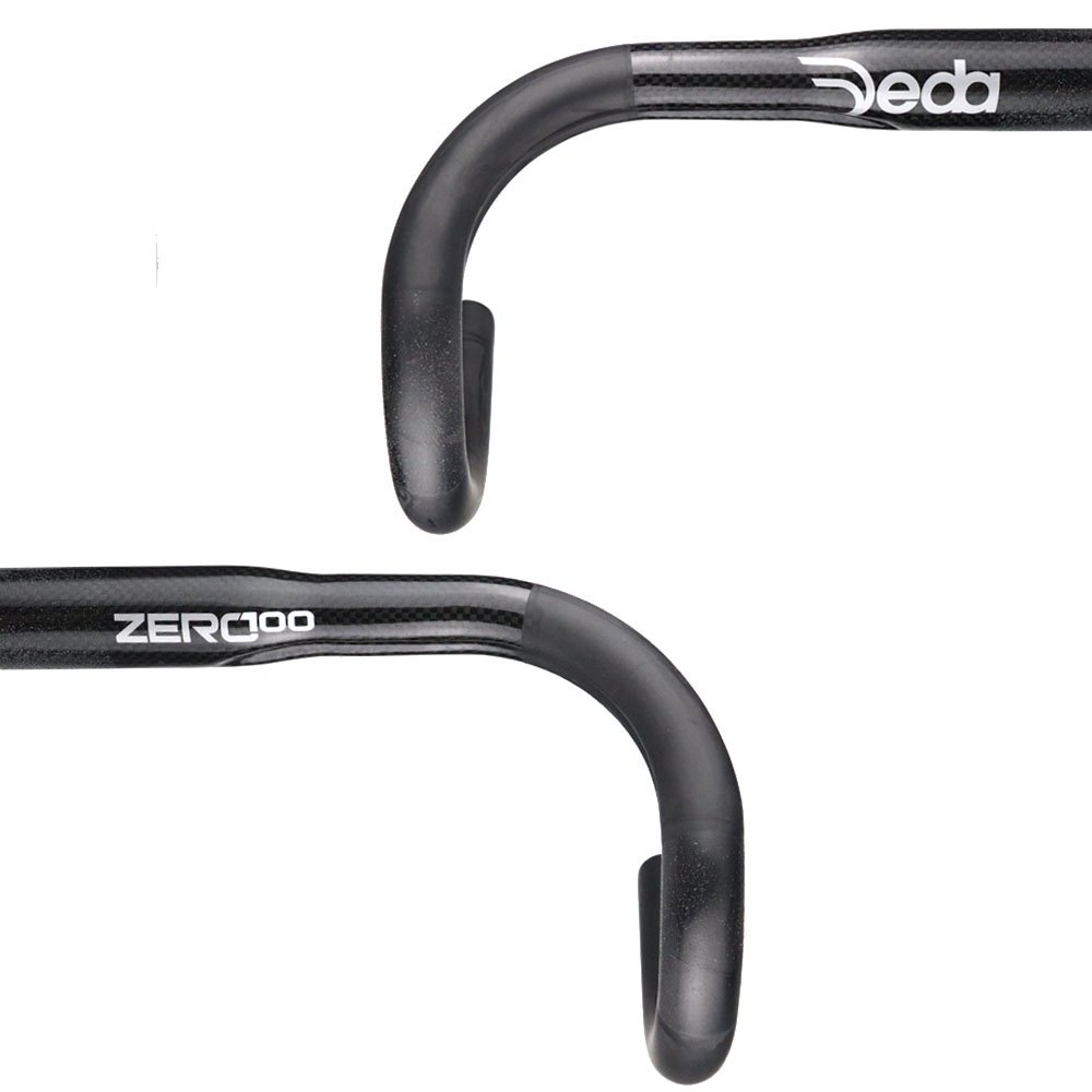 DEDA Zero 100 Gloss+Matt Carbon Fiber 31.8mm Road Bike Handlebar ...