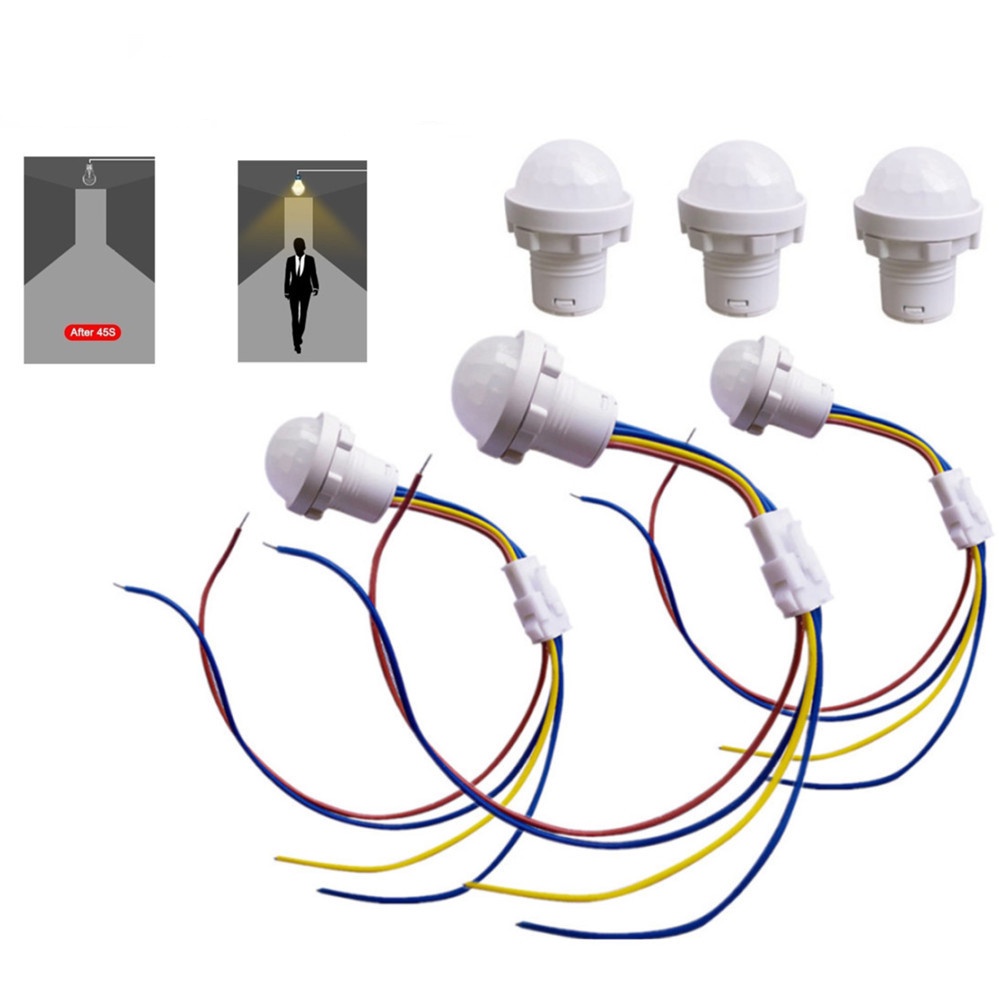 1-3Pcs Aswesaw LED Closet PIR Sensor Detector Smart Switch 110V 220V ...