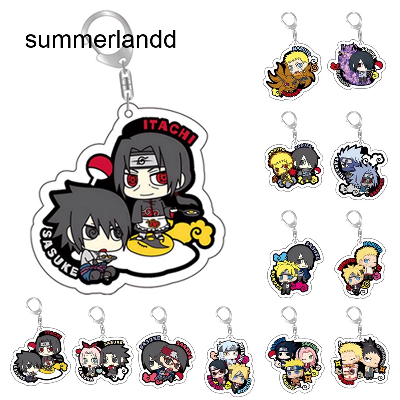 Anime Naruto Keychain Cartoon Bag Pendant Key Chain Jewelry Accessories ...