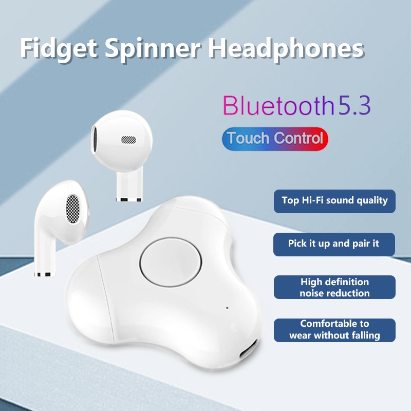 Fidget Spinner Headphones TWS Bluetooth Earbuds Wireless Bluetooth ...