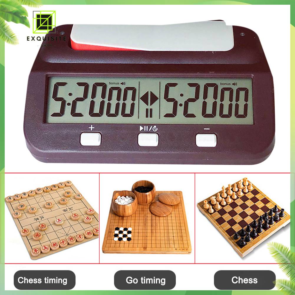 【est】board Game Stopwatch Multipurpose Professional Digital Chess Clock