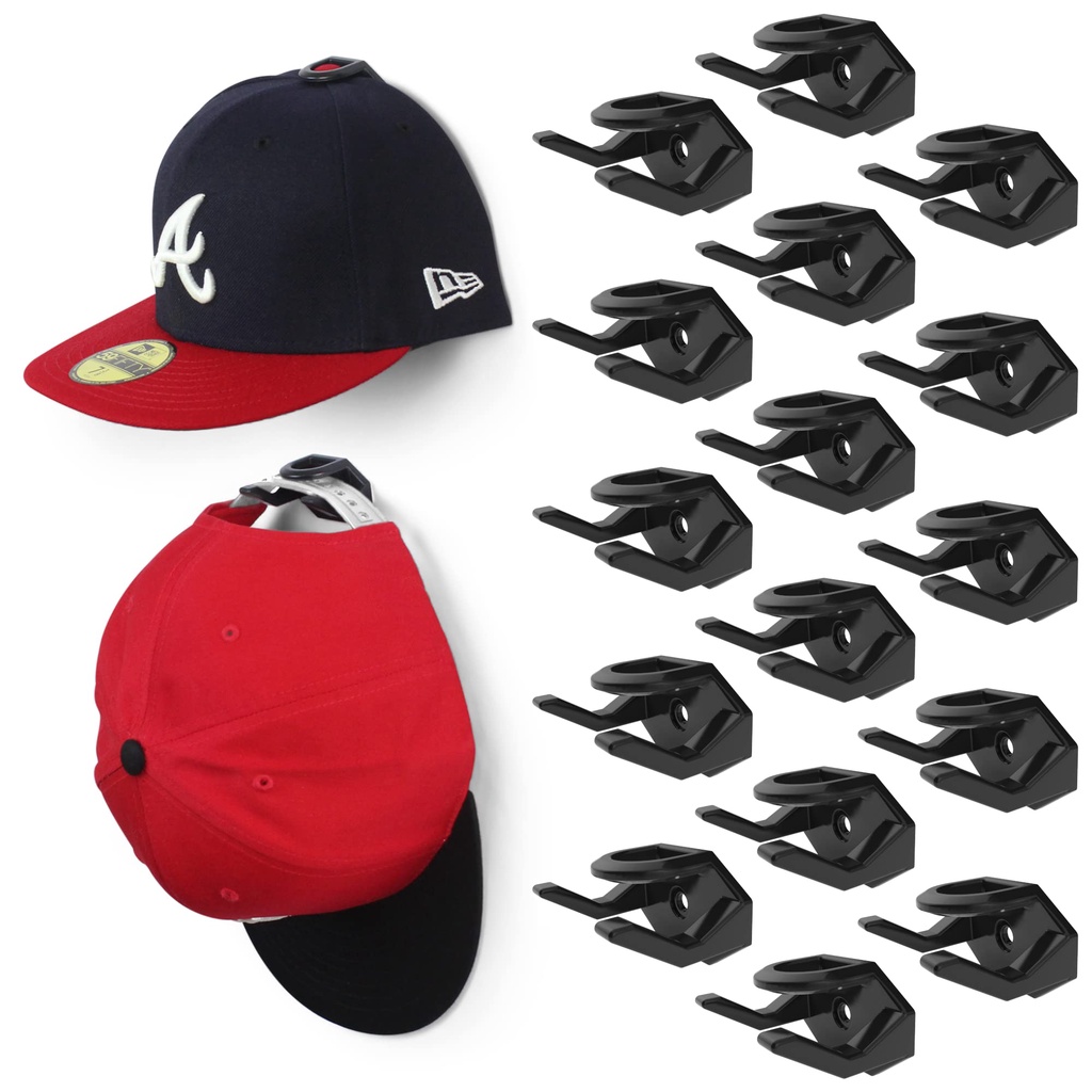 4/8pcs Adhesive Hat Racks for Wall-Minimalist Baseball Caps Hooks ...