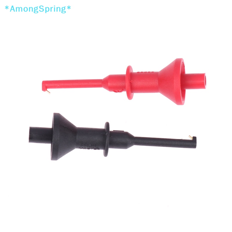 AmongSpring> 2Pcs Multimeter Probe Hook 4mm Threaded Socket Smd Ic ...