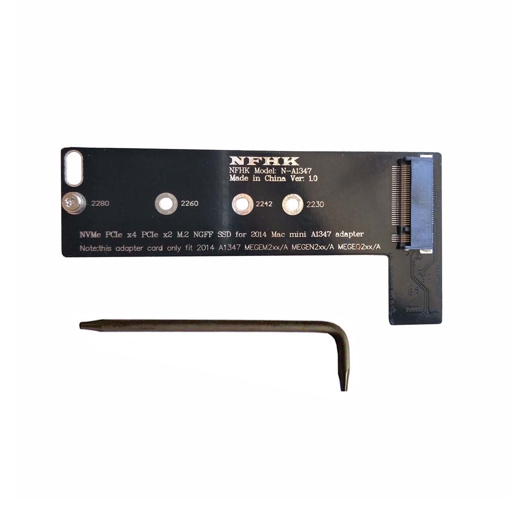 A1347 64GB 128GB 256GB 512GB 1TB NVMe M. 2 NGFF PCIe SSD for Late 2014 ...